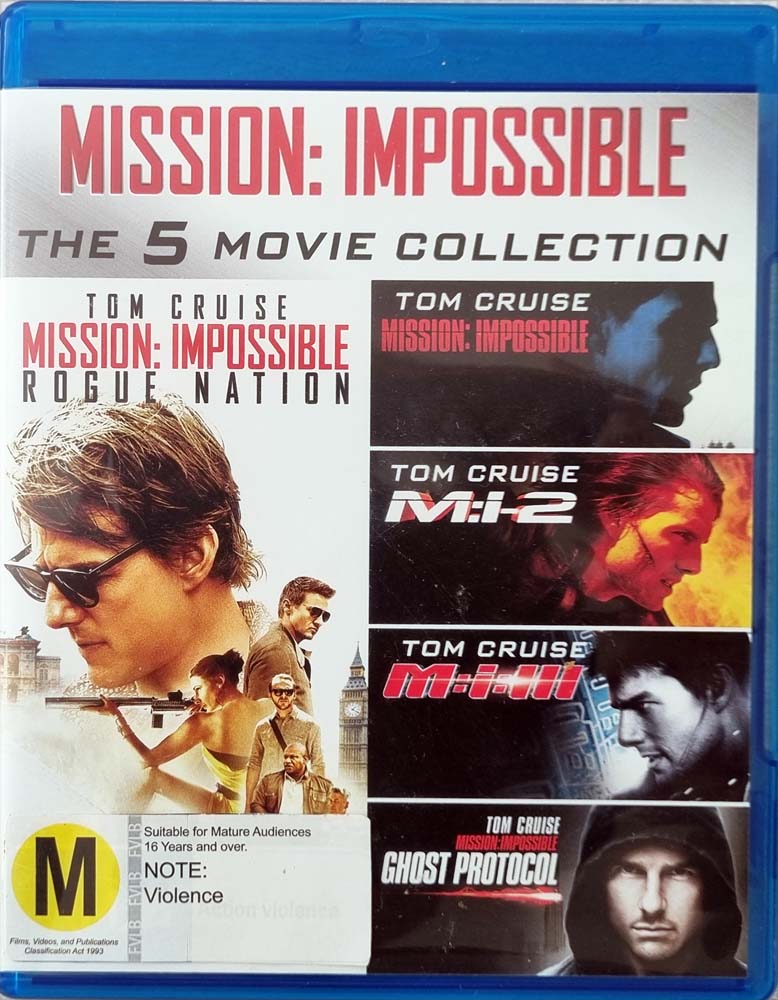 Mission Impossible 5 Movie Collection (Blu Ray) Mission Impossible 5 Movie Collection (Blu Ray)