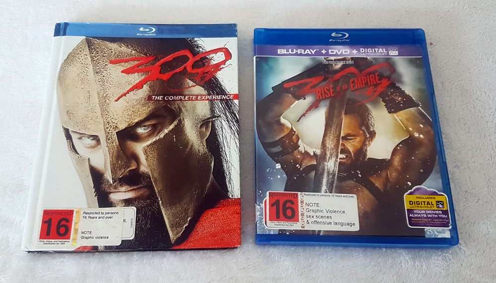 300: The Complete Experience & 300 Rise of an Empire (Blu Ray)