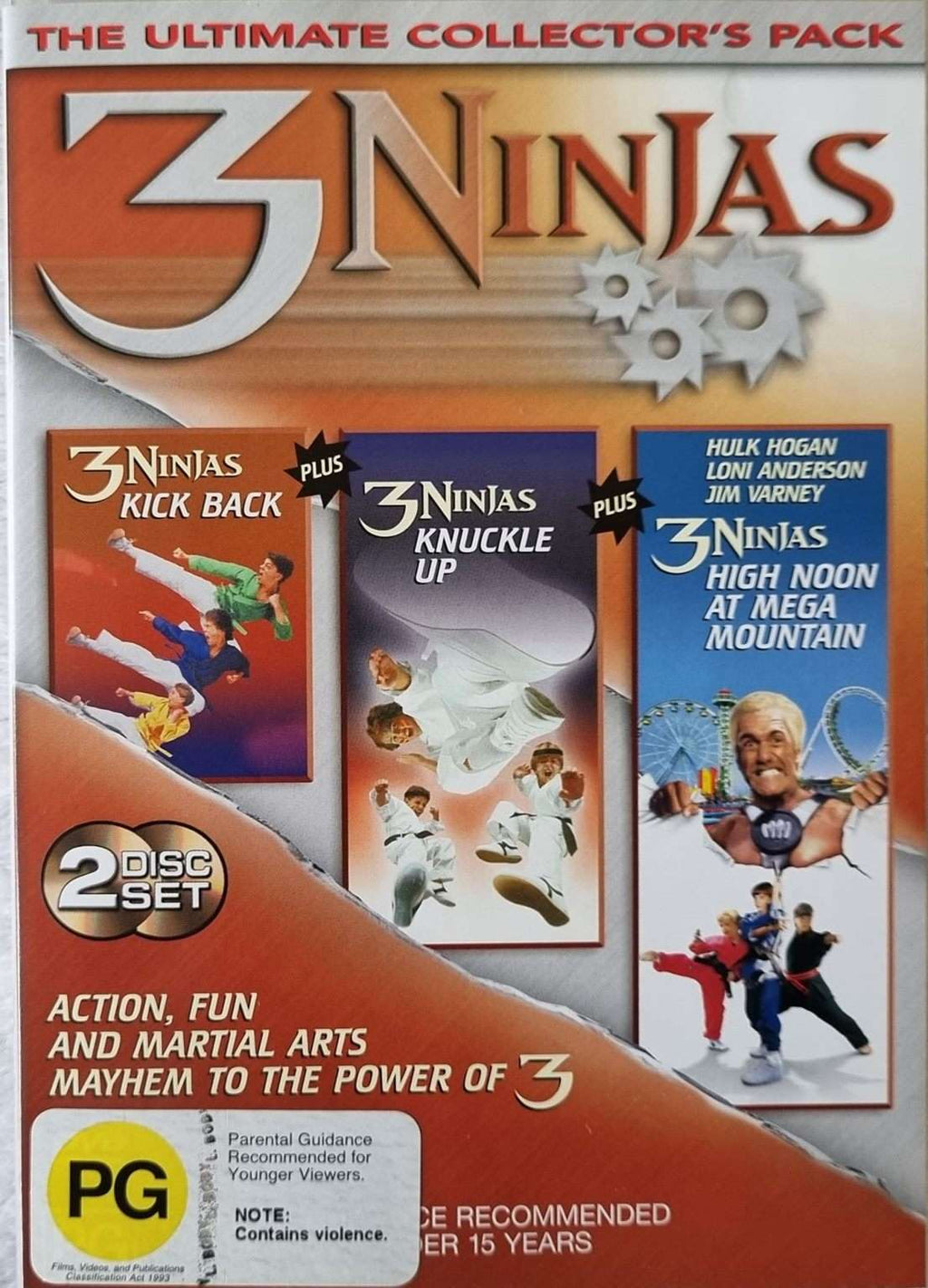 3 Ninjas Kick Back / Knuckle Up / High Noon at Mega Mountain (DVD)