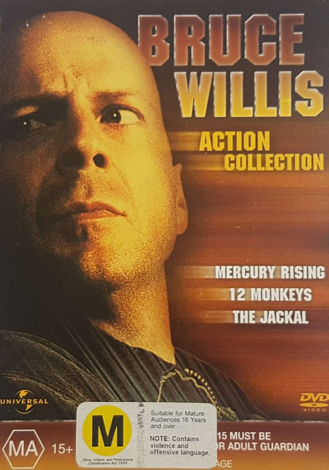 Bruce Willis Collection - Mercury Rising / 12 Monkeys / The Jackal (DV