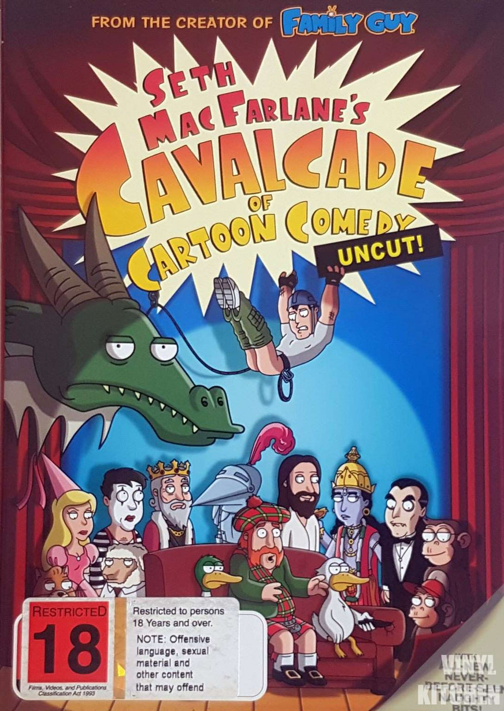 Seth McFarlane's Cavalcade of Cartoon Comedy - Uncut! (DVD)