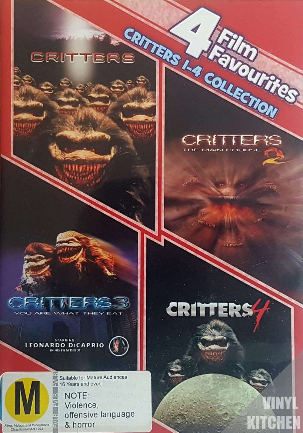 Critters Complete Collection (Critters 1 - 4) - 1986 (DVD)
