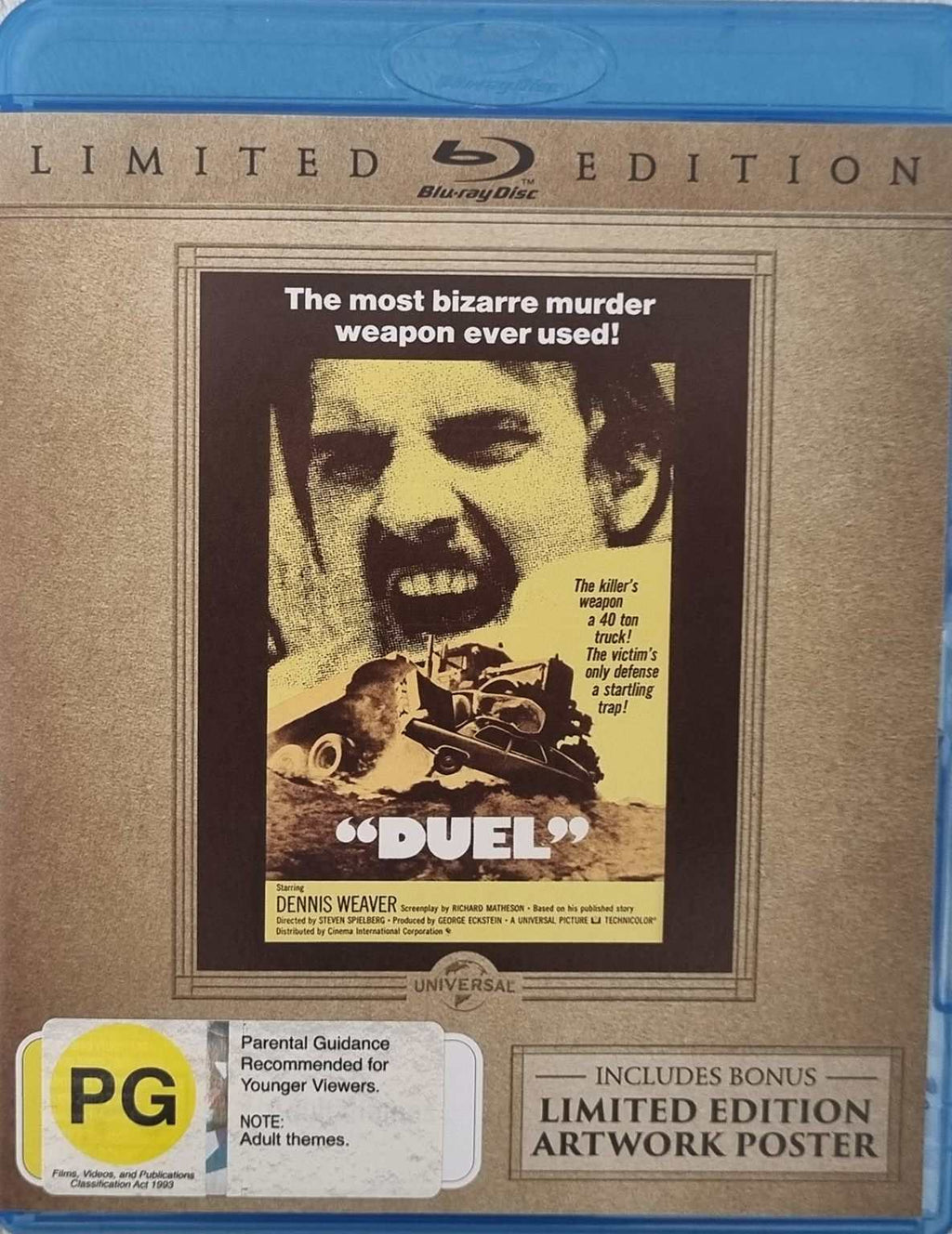 Duel (Blu Ray) Limited Edition: includes fold out poster