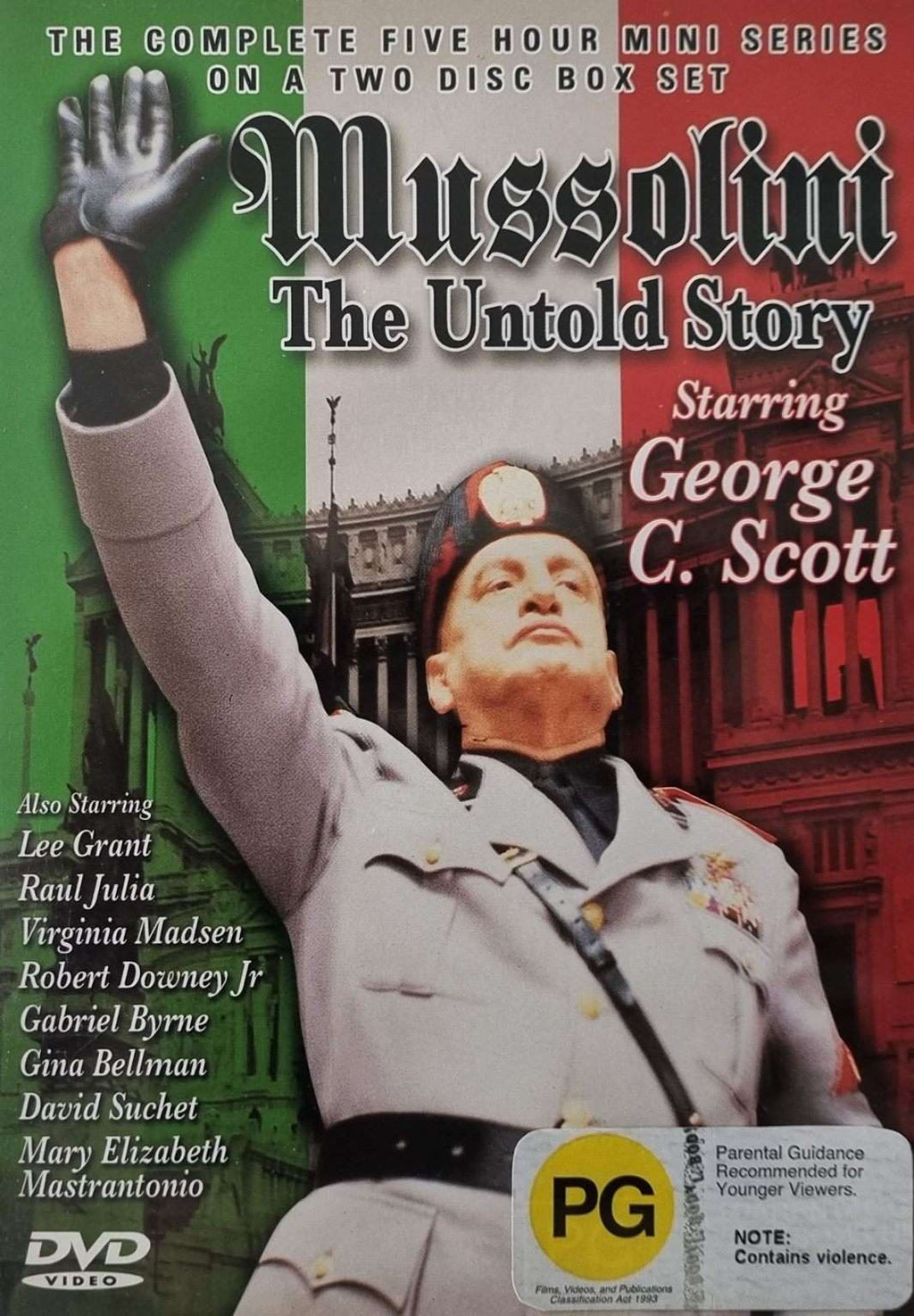 Mussolini the Untold Story (George C. Scott Mini Series) - 1985 (DVD)