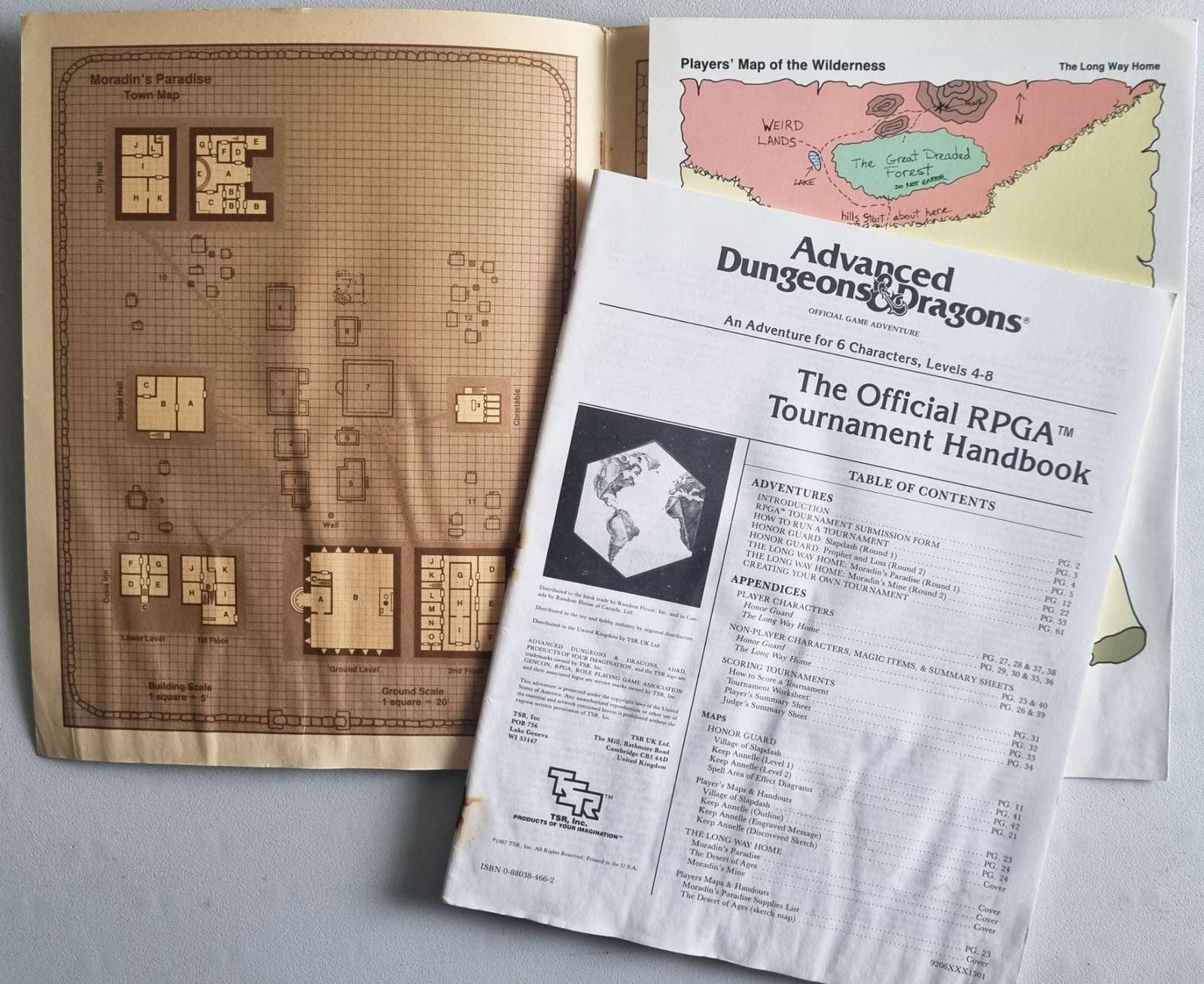 AD&D - The Official RPGA Tournament Handbook (C6 9206)