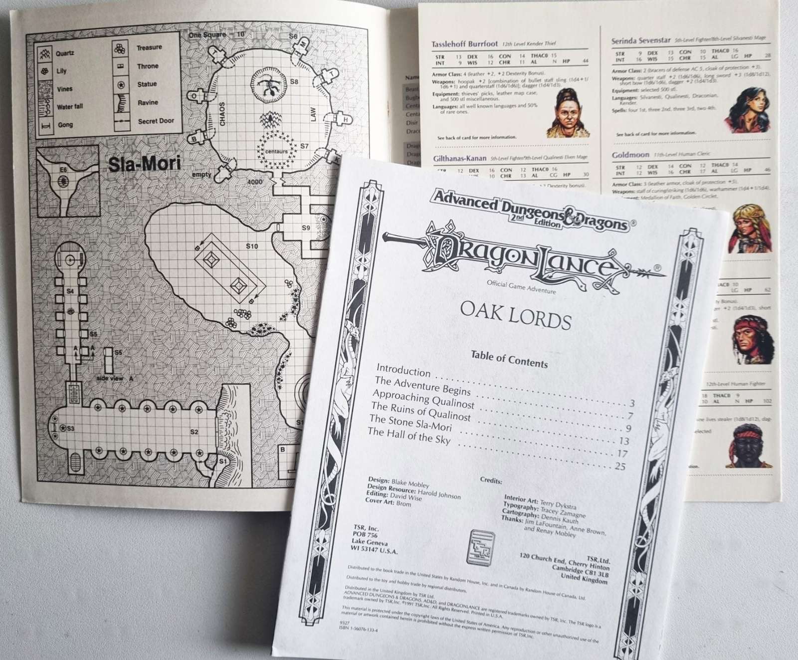 Advanced Dungeons and Dragons - Dragonlance - Oak Lords (DLS3 9327)