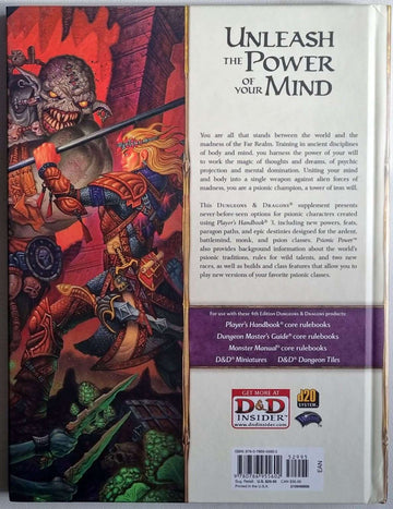 what are psionic powers