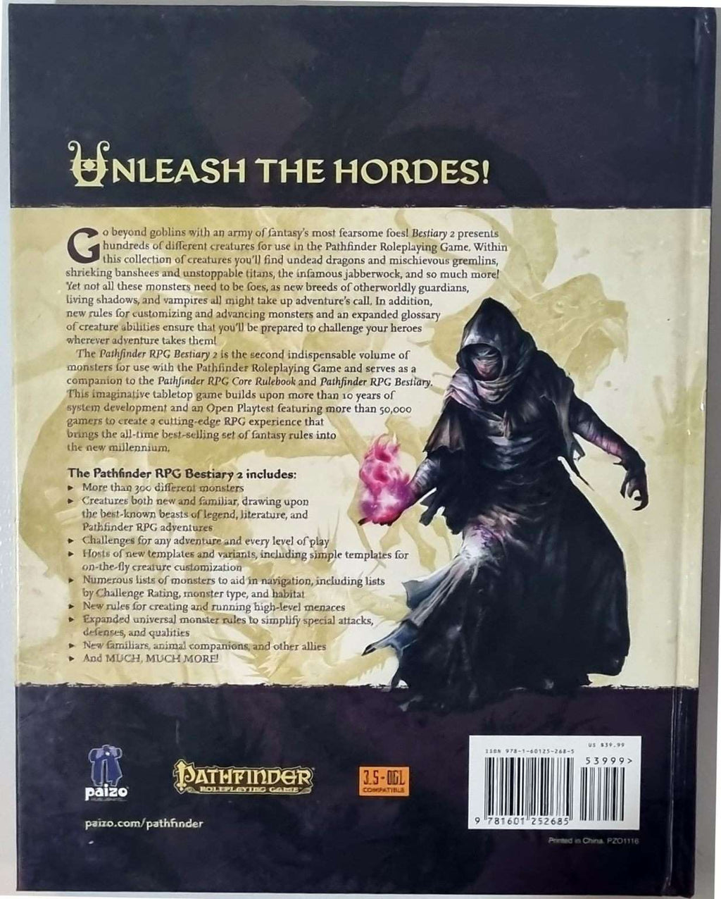 Pathfinder: Bestiary 2 - First Edition (1e)