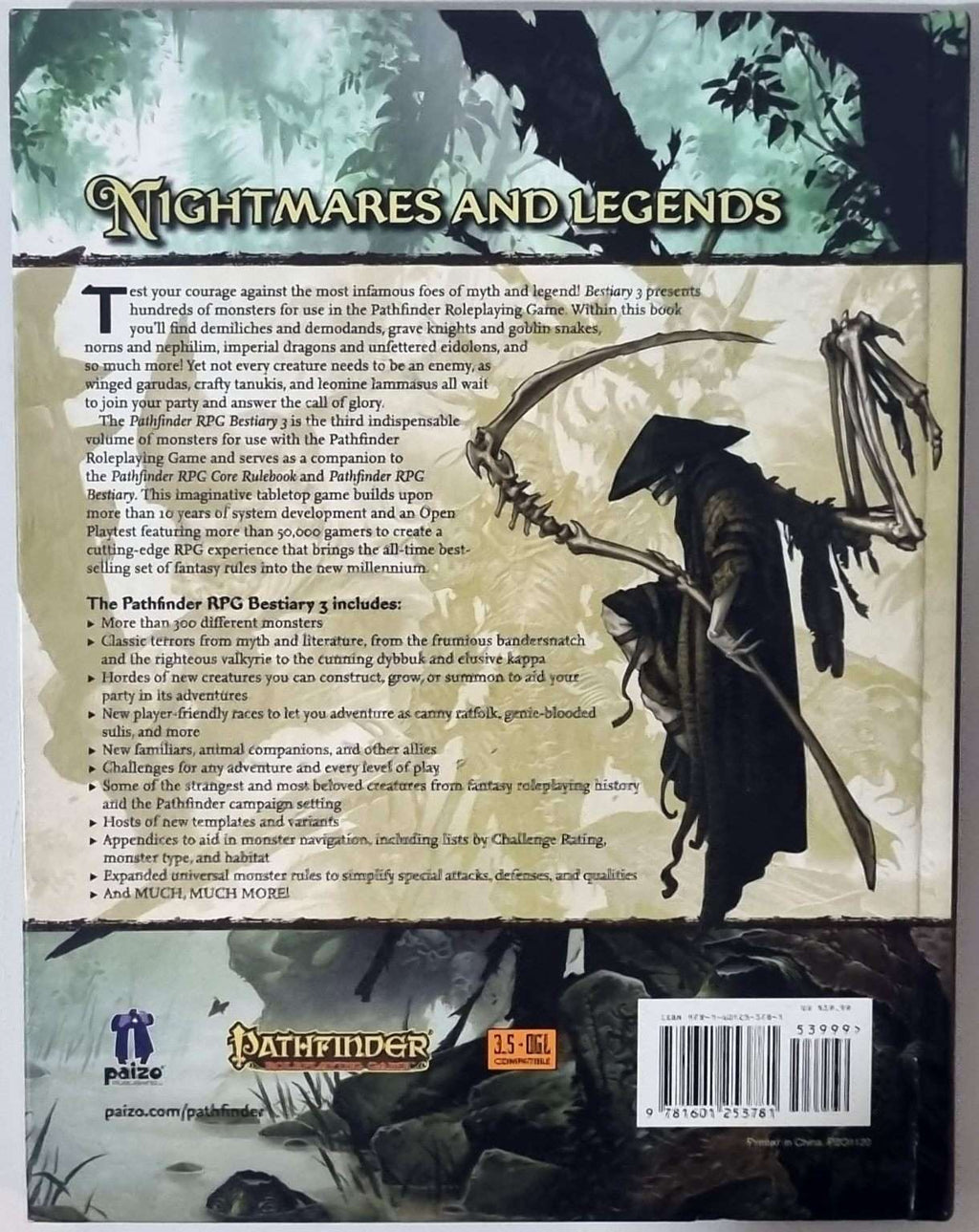 Pathfinder: Bestiary 3 - First Edition (1e)