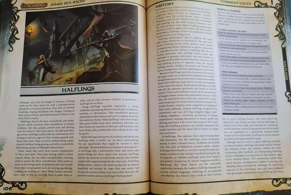Pathfinder: Campaign Setting - Inner Sea Races - First Edition (1e ...