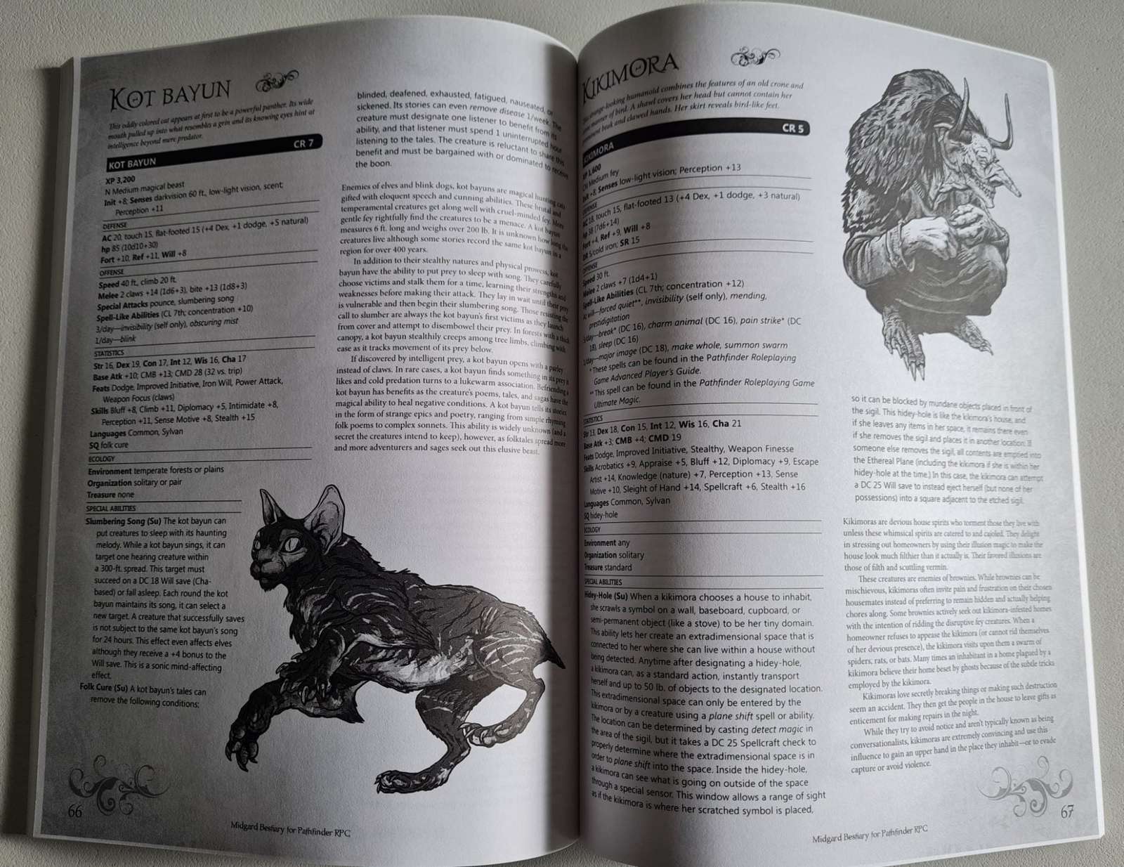 Pathfinder: Midgard - Bestiary - First Edition (1e)